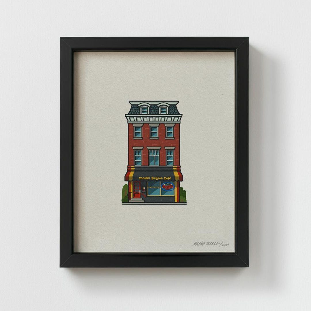 Philly Eats – Monk's Cafe - Etsy