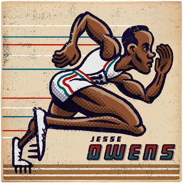 Jesse Owens Track - Etsy