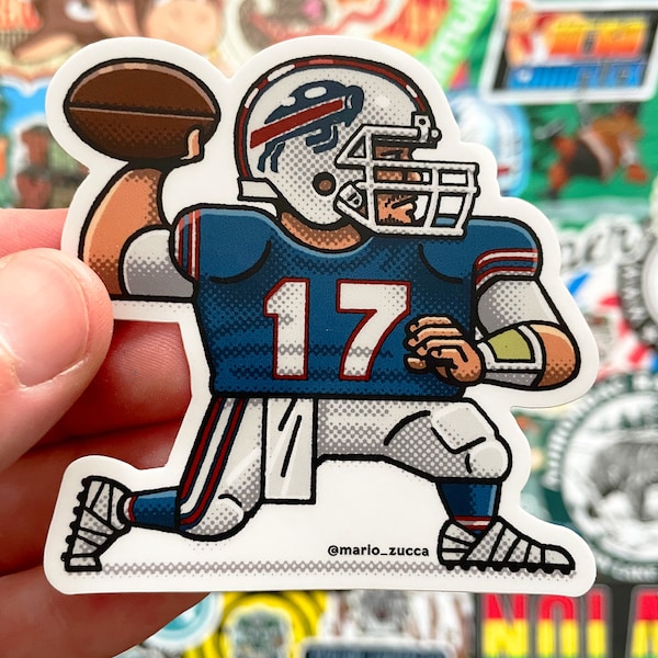 Josh Allen Bumper Sticker - Etsy