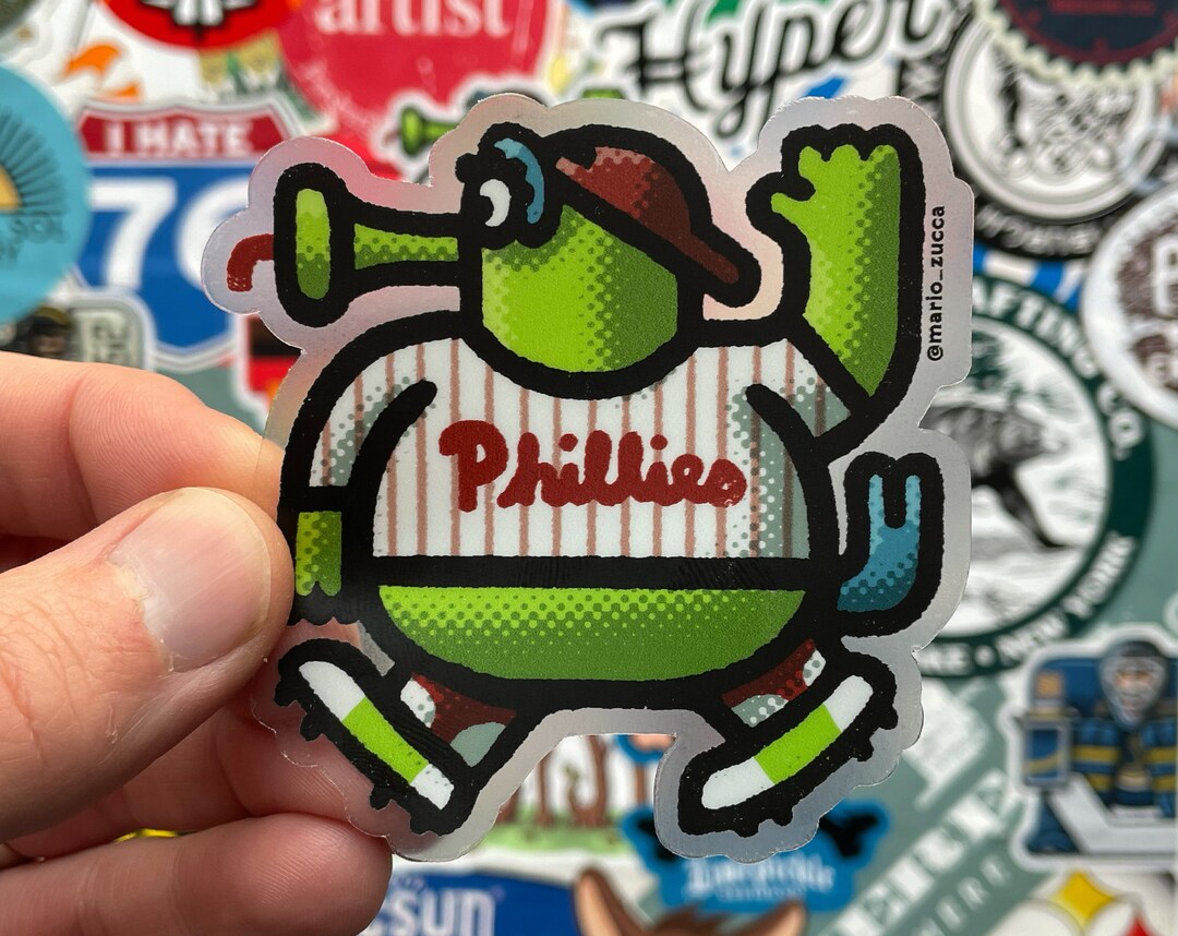 Phillie Phanatic *clear* Sticker - Etsy