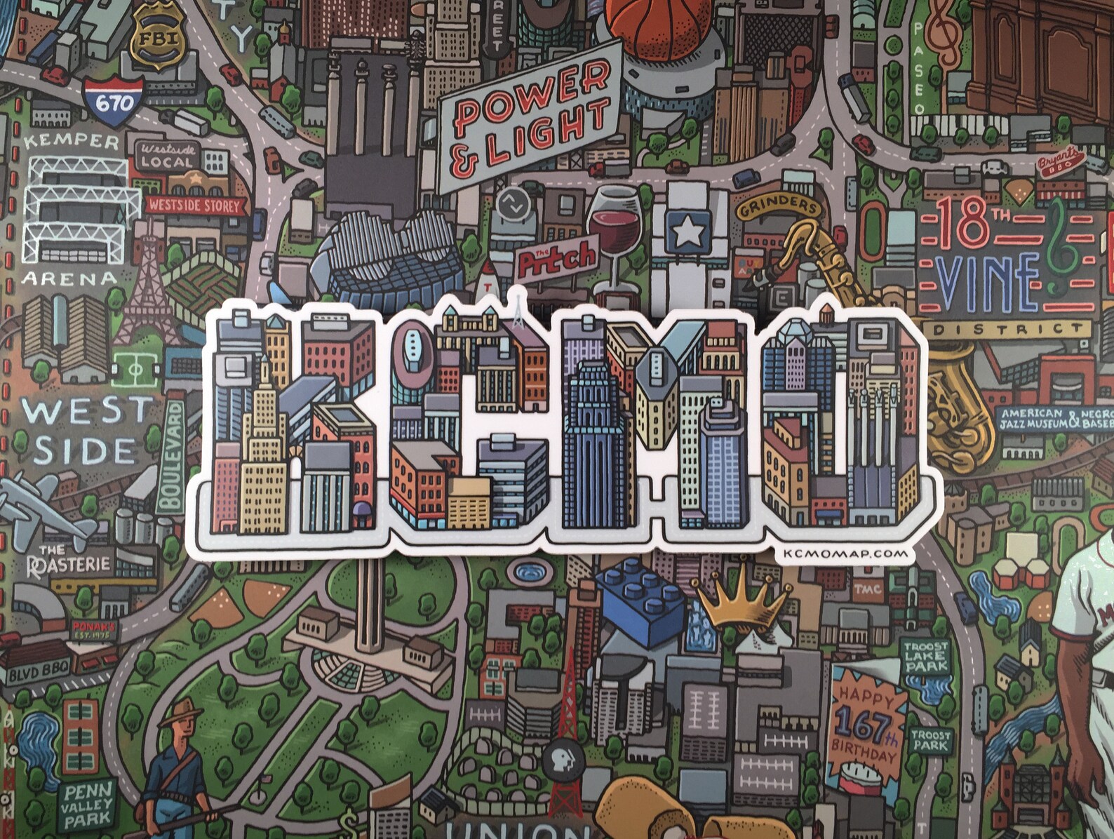 KCMO Die-cut Vinyl Bumper Sticker - Etsy