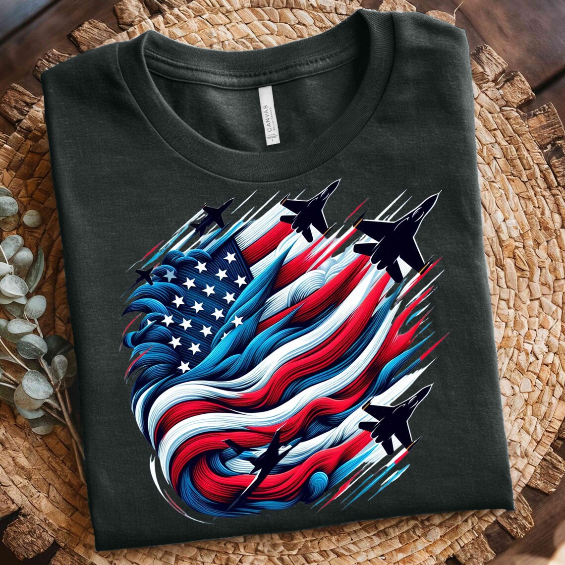 American Flag Fighter Jets PNG – Patriotic Air Force Jets With Red ...
