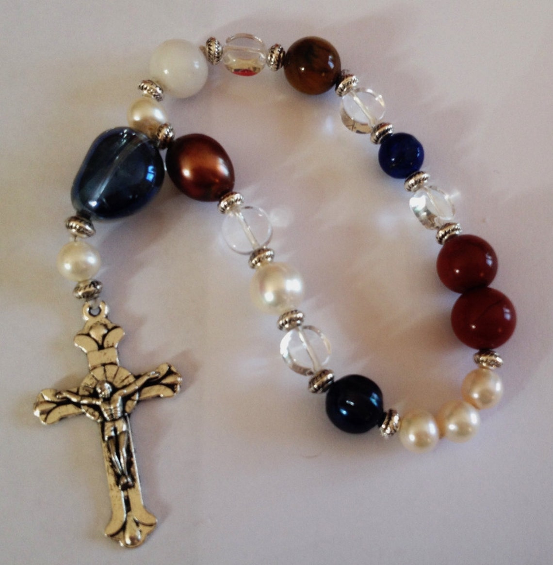 Lutheran Prayer Beads Frälsarkransen 18 Bead Rosary Pearls - Etsy