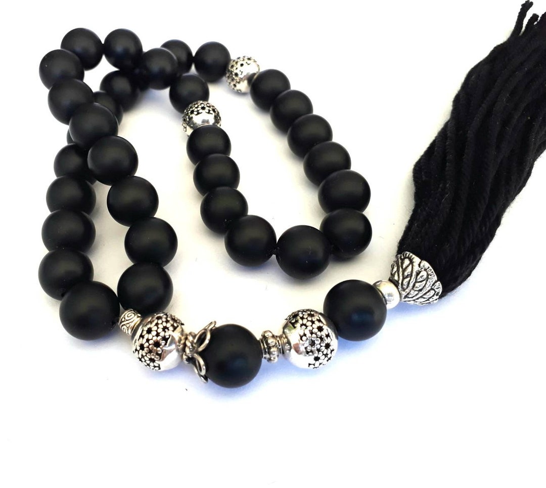 33 Prayer Beads. Turkish, Islamic, Muslim, Sterling Silver, Tesbih ...