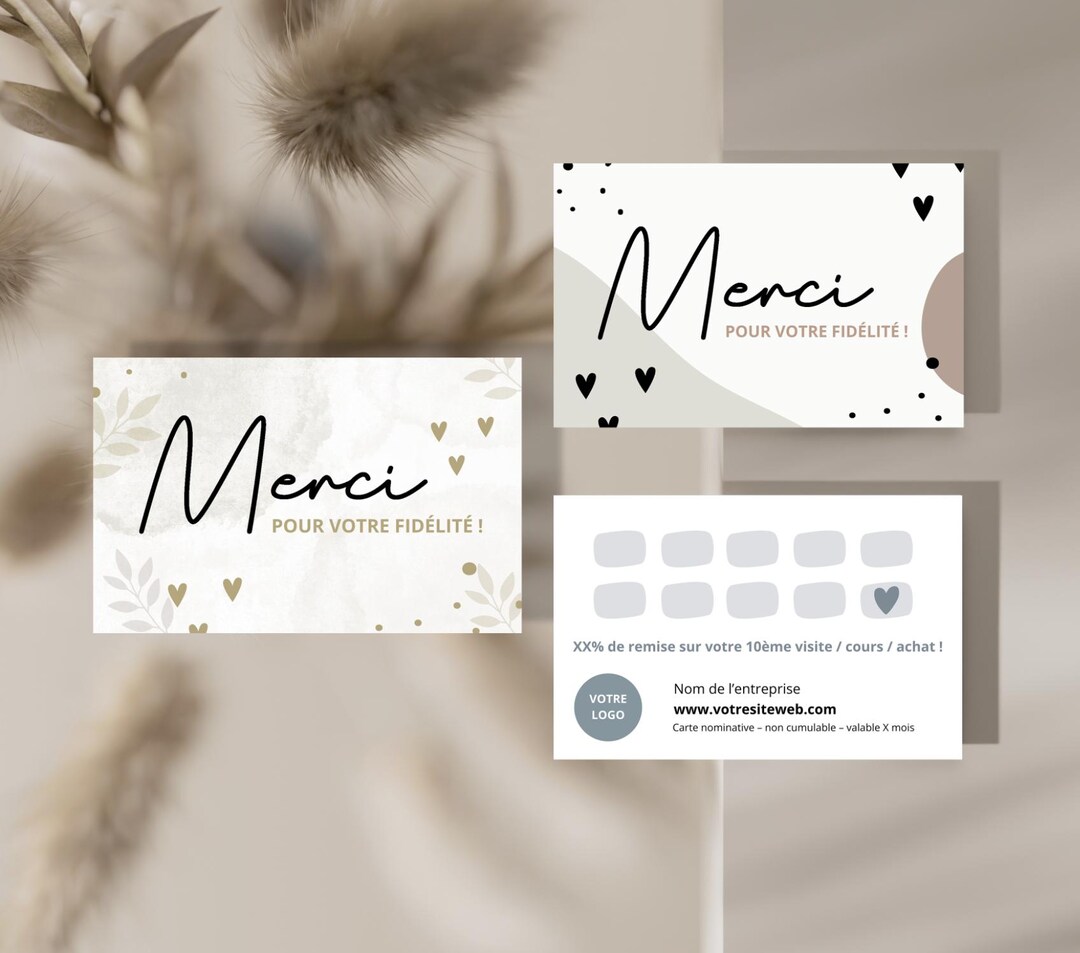 3 Canva Editable Loyalty Cards – “loyalty” Templates (3 Versions ...