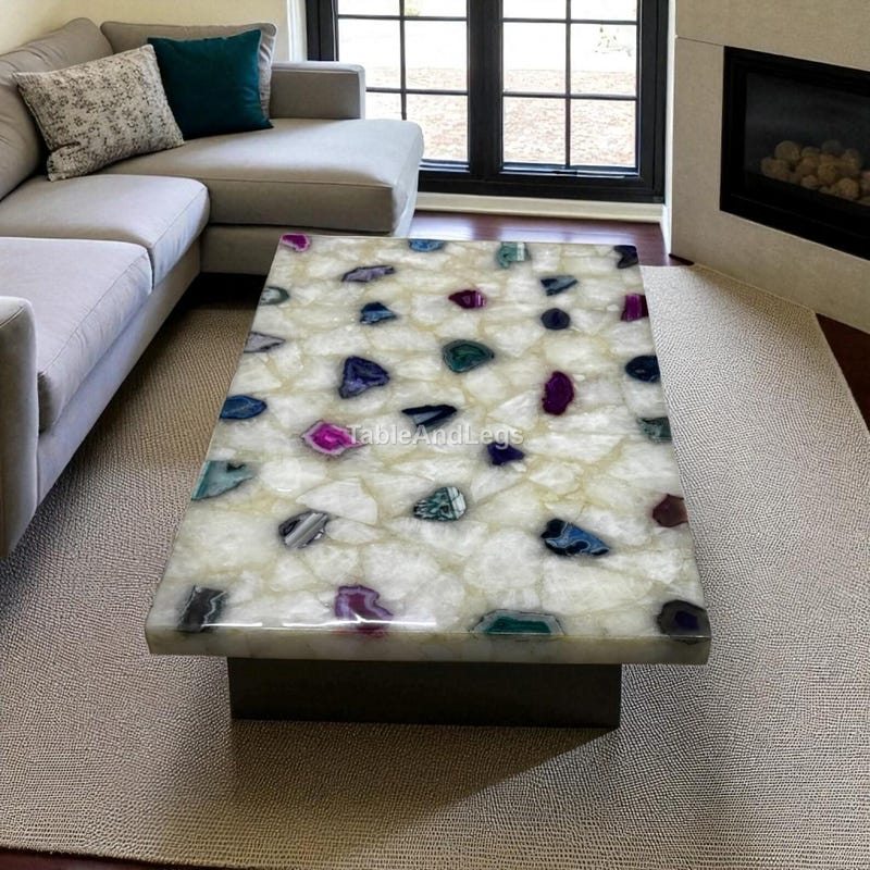 Agate Table Top - Etsy