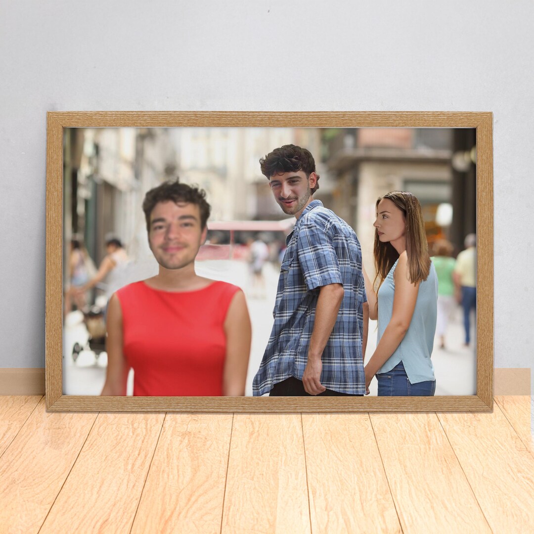 Bach and Arthur Distracted Boyfriend Meme Poster | Silk Indoor Outdoor ...