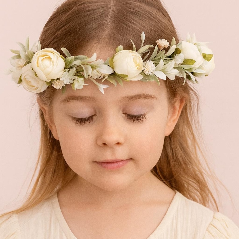 Flower Girl Halo - Etsy