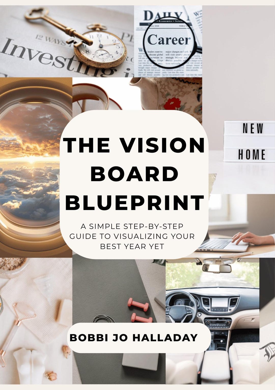 2026 Vision Board Kit Guide | Printable Goal Setting Workbook ...