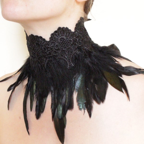 Feather Collar - Etsy