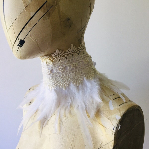 Feather Choker - Etsy