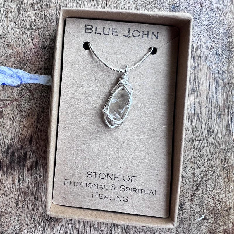 Blue John Gem Jewelry - Etsy