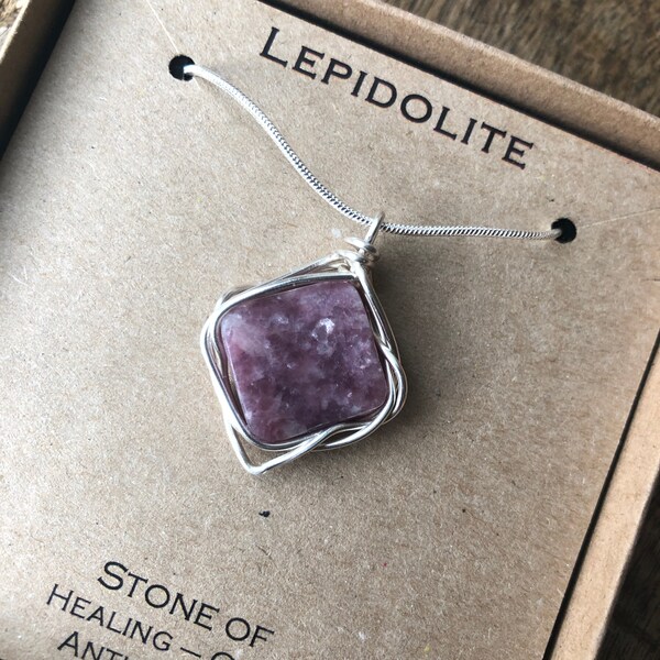 Lepidolite - Etsy