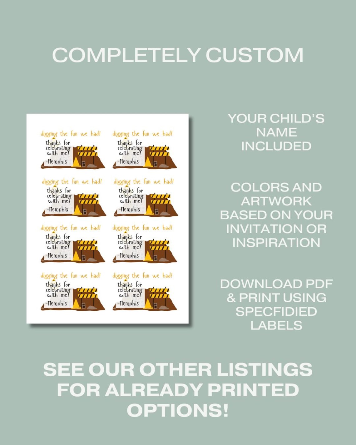 Custom Goodie Bag Labels | Goodie Bag Labels | Custom Birthday Labels ...