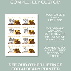 Custom Goodie Bag Labels | Goodie Bag Labels | Custom Birthday Labels ...