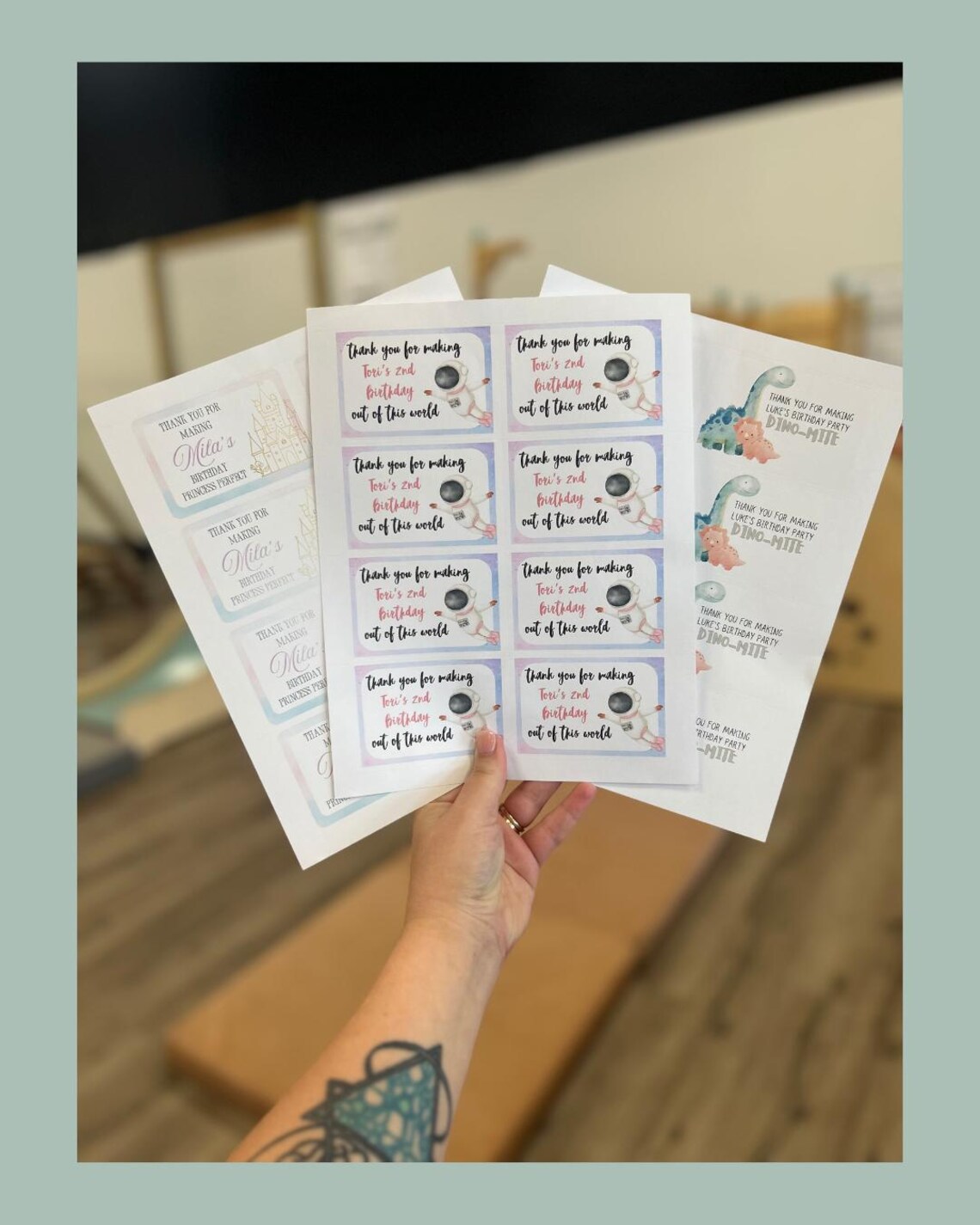 Custom Goodie Bag Labels | Goodie Bag Labels | Custom Birthday Labels ...