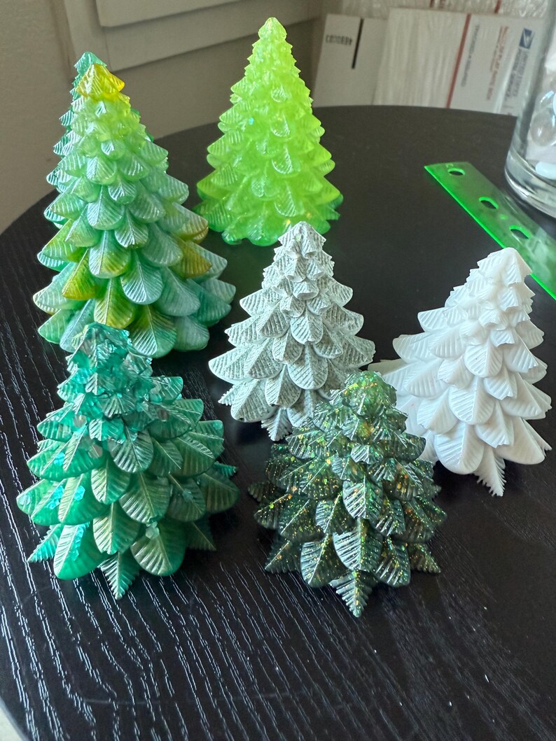 Epoxy Resin Christmas Trees - Etsy