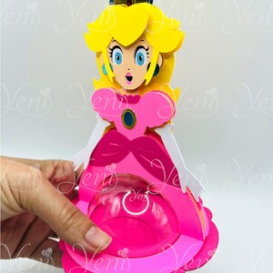 WITH Spoon Mechanism Bowser and Peach Candy Holder for 8cm / - Etsy
