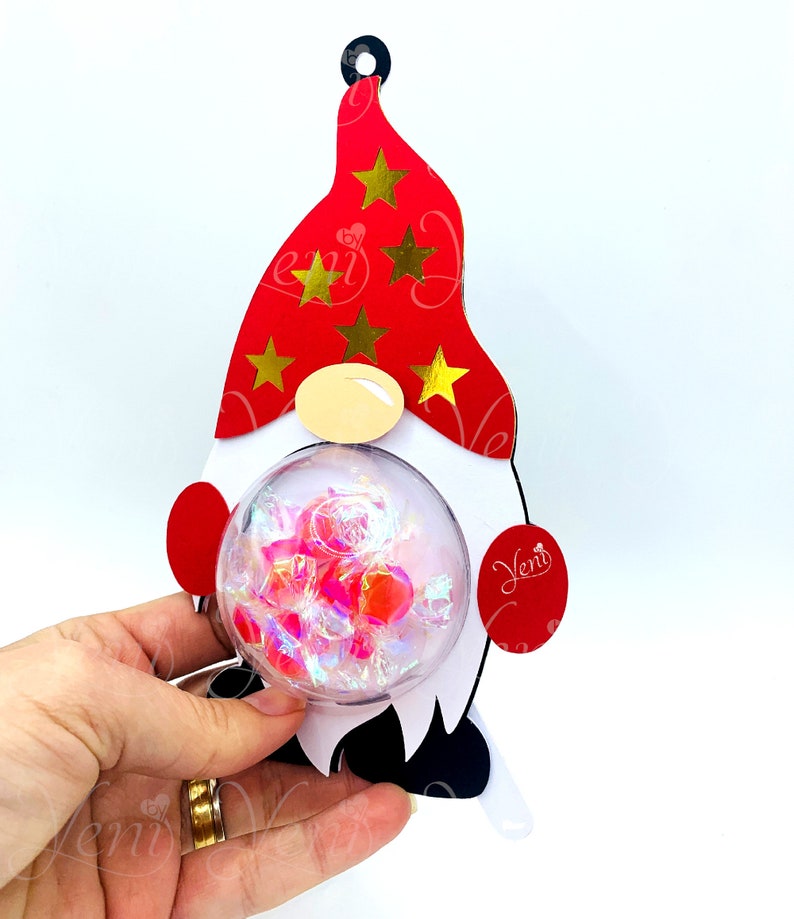 WITH Spoon Mechanism Christmas Nome Candy Holder for 4 Sizes - Etsy