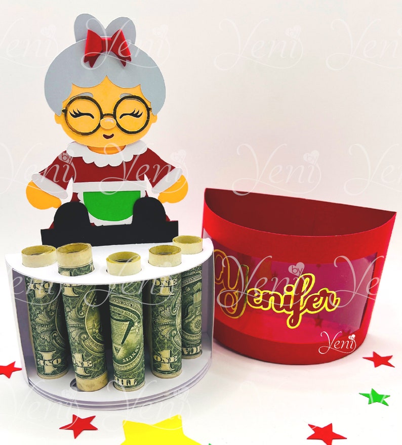 Claus Couple Money Holder / Projects for Papercraft / Digital - Etsy