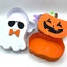 WITH LID and Layers Halloween Pack Adorables Pumpkin and Ghost Couple ...