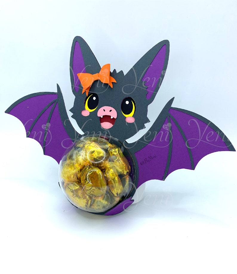 WITH DOTTED OPENING Bat Candy Holder for 4 Sizes Domes - Etsy