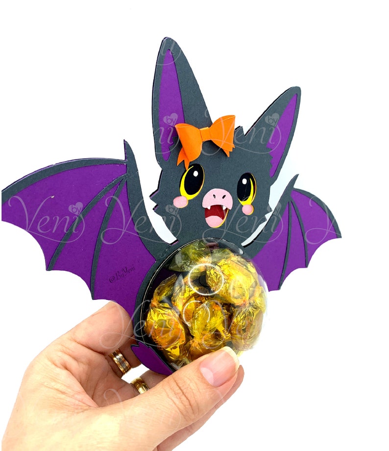 WITH DOTTED OPENING Bat Candy Holder for 4 Sizes Domes - Etsy