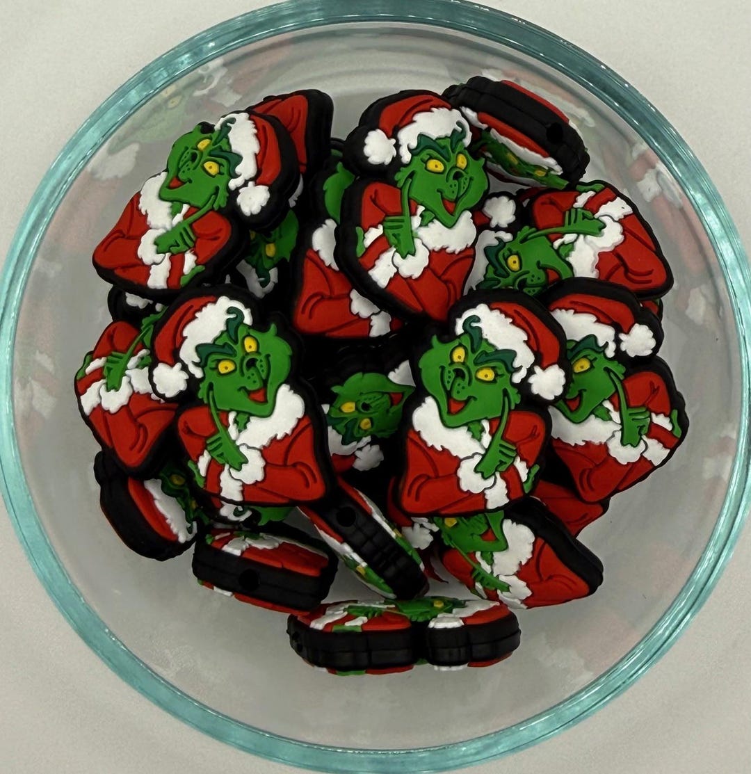 Silicone Green Man Focal Bead - Etsy