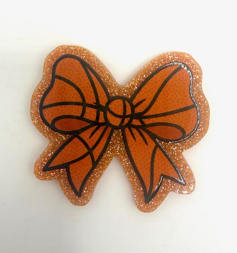 Sport Bows Acrylic Flatback (exclusive Groovy & Resin) - Etsy