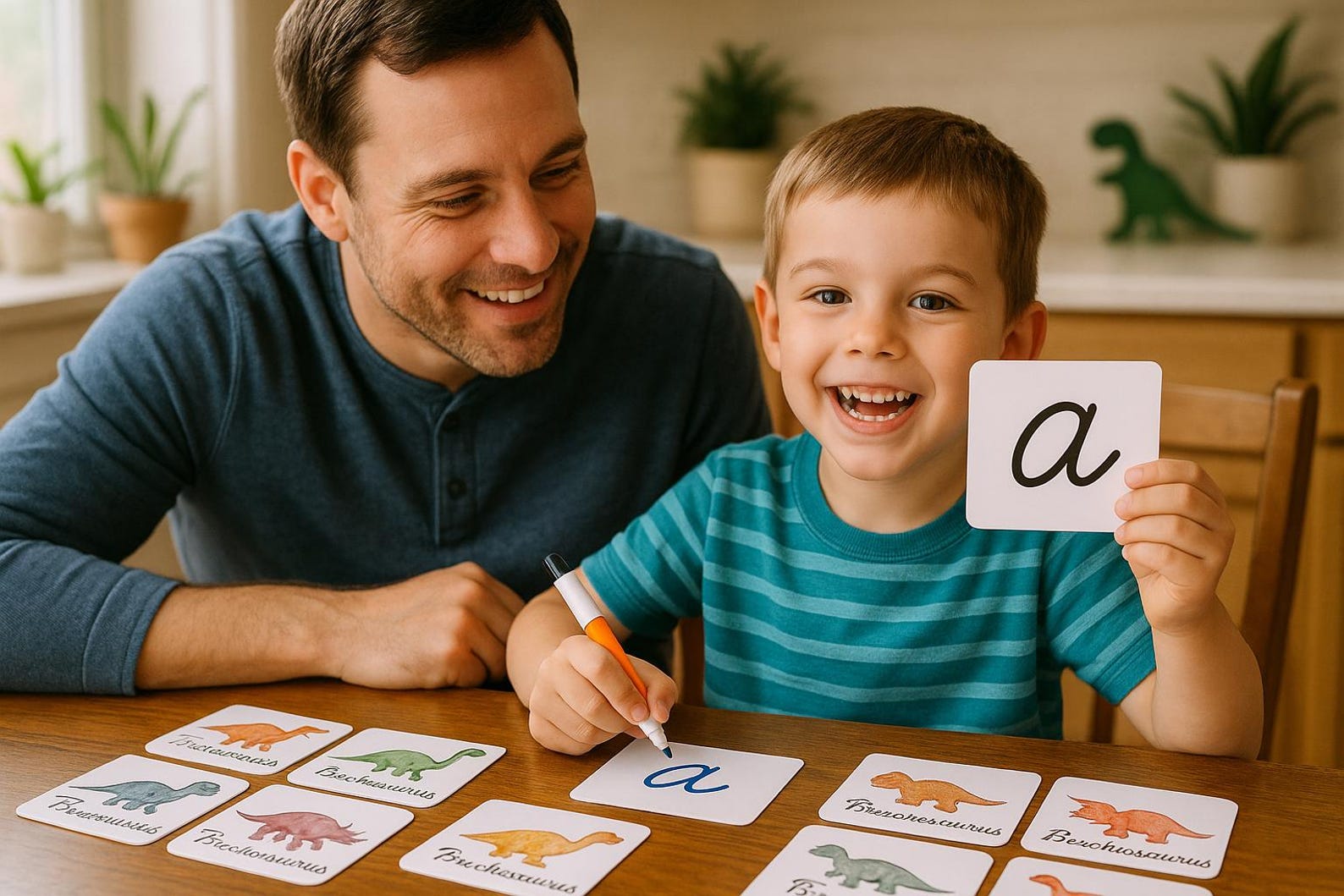 Dinosaur Cursive Flashcards A–Z | Printable Handwriting Practice for ...