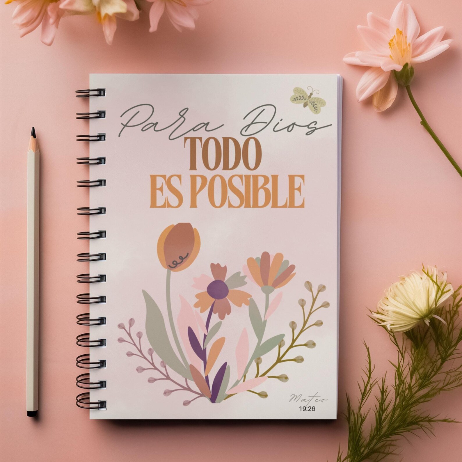 Spiritual Journal | Bible Verse Notebook | Daily Planner & Gratitude ...