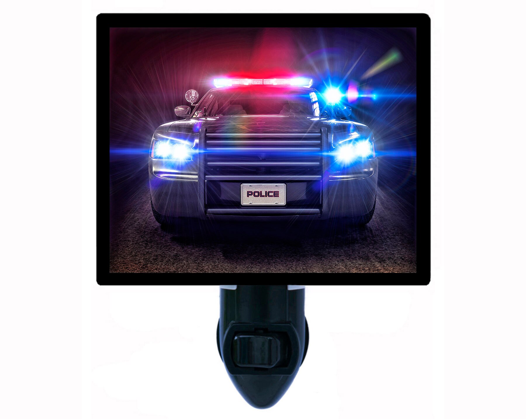 Police Officer Car Lights