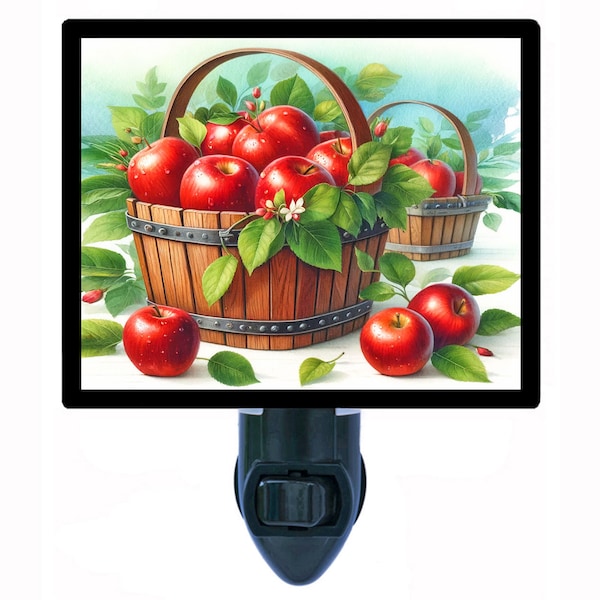 Apple Night Light - Etsy