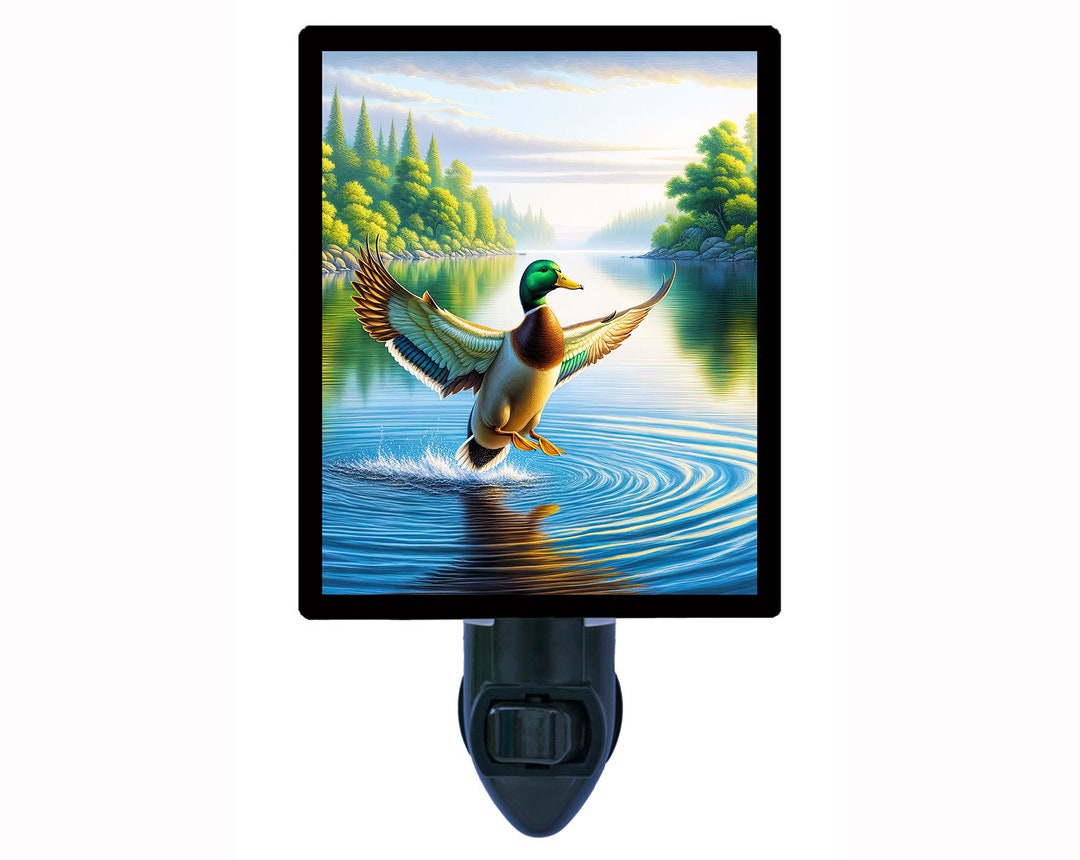 Mallard Departure – Ducks and Mallard Bird Night Light – Nature Plug in ...