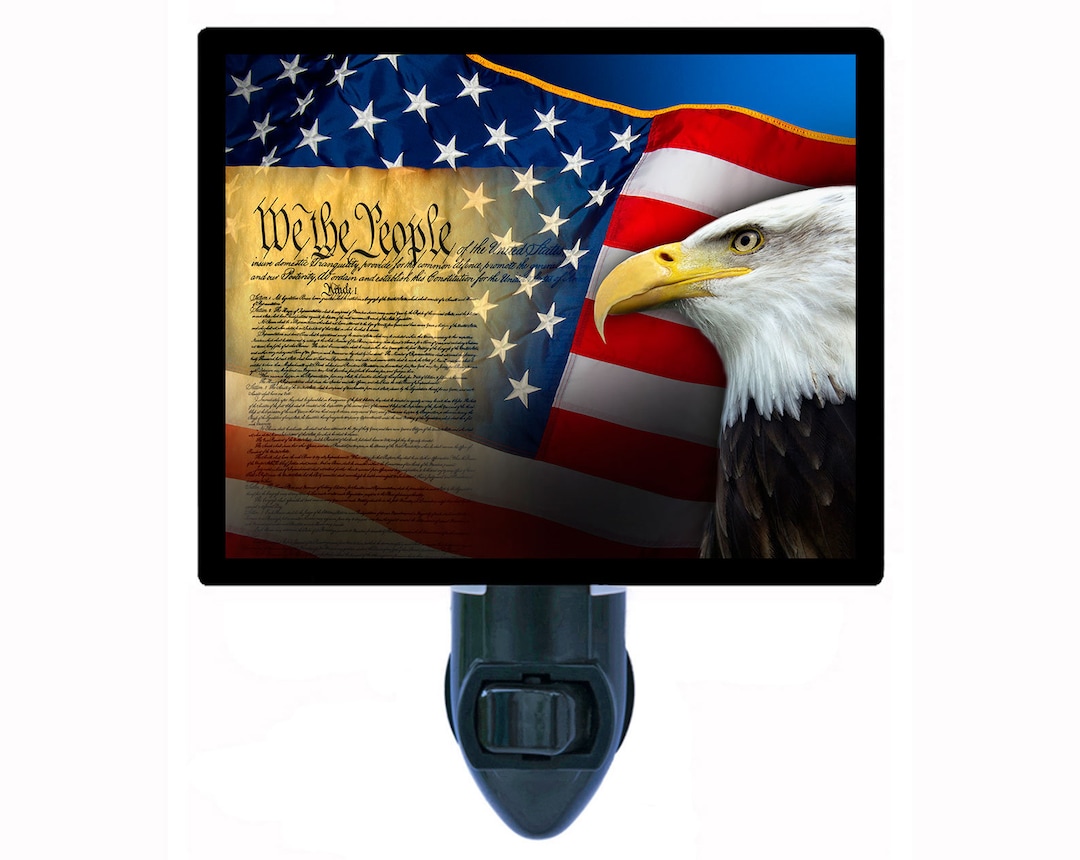 Patriotic Symbols – Eagle Flag Night Light – Declaration of ...