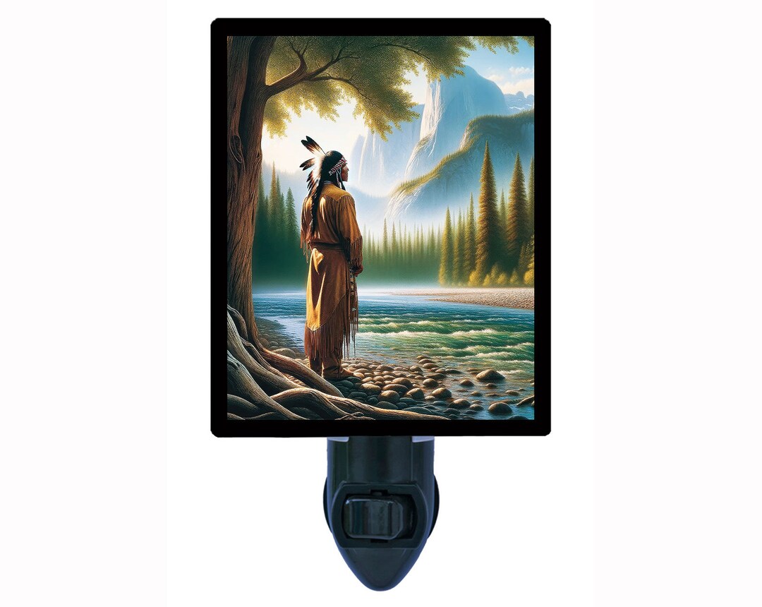 A Moment of Harmony – Native American Night Light – American Indian ...