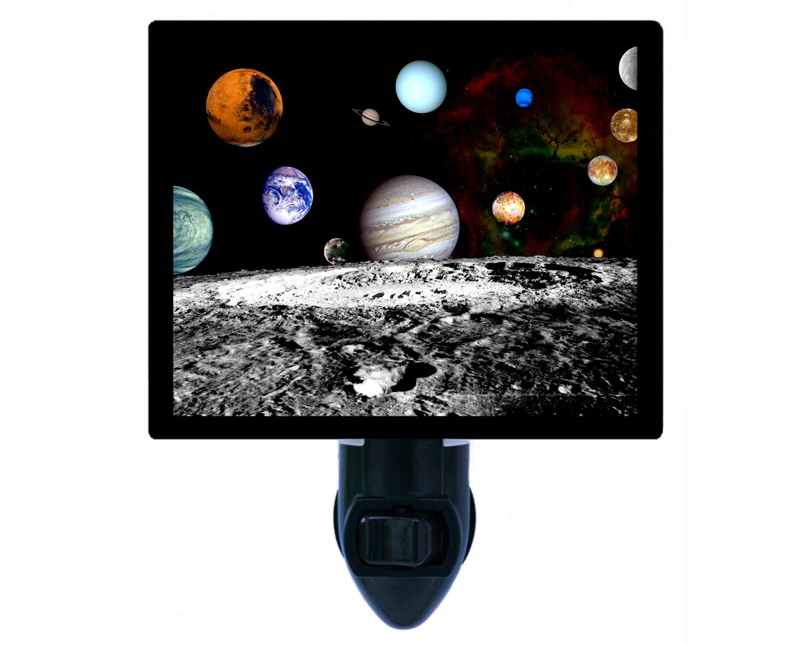 Decorative Photo Night Light Planets Solar System Space - Etsy