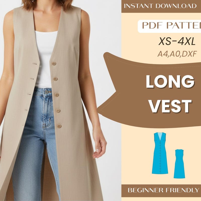 Sleeveless Coat - Etsy