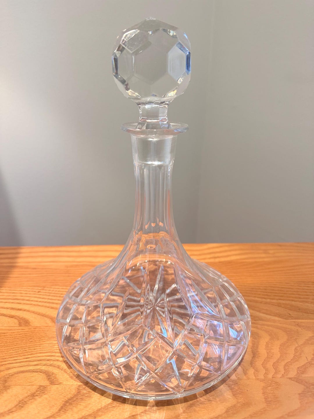 Royal Gallery Yugoslavia Samobor Crystal Decanter - Etsy