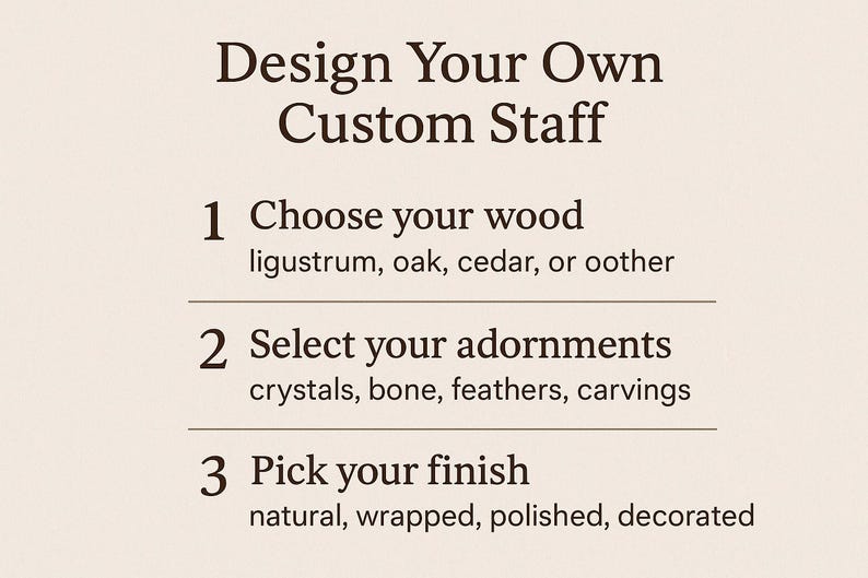 Custom Handmade Staff Commission – House of Audities – Message Before ...