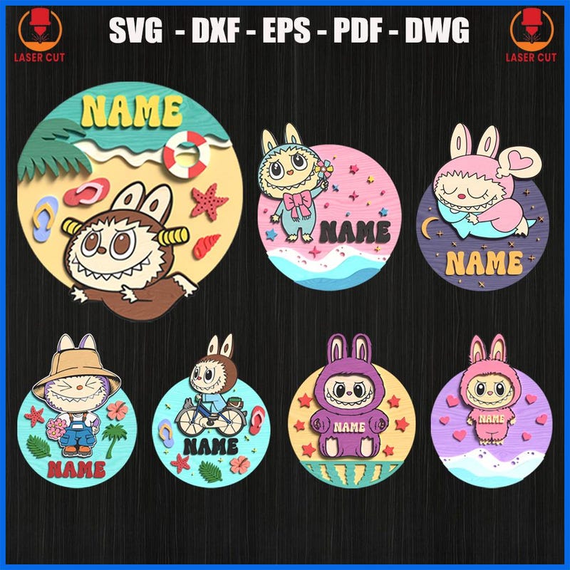 Labubu Vector - Etsy