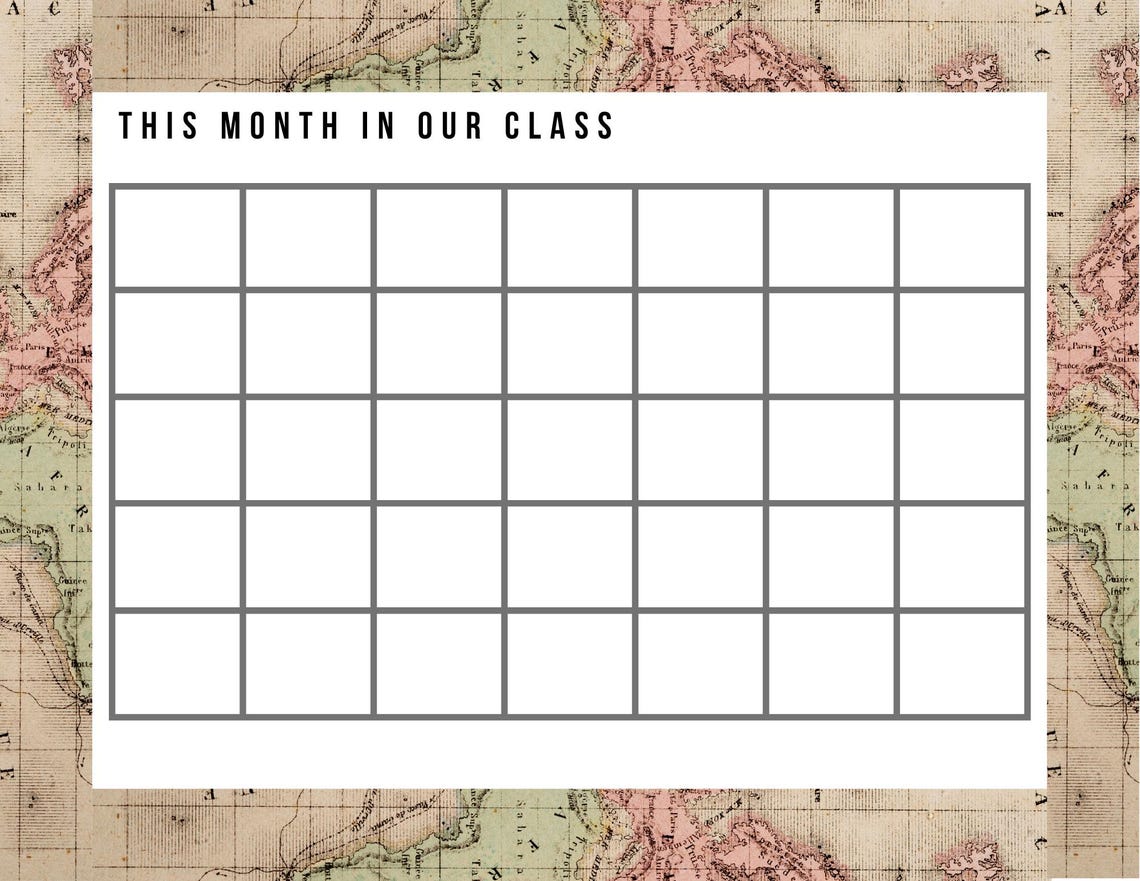 Map Theme Classroom Decor Bundle - Etsy