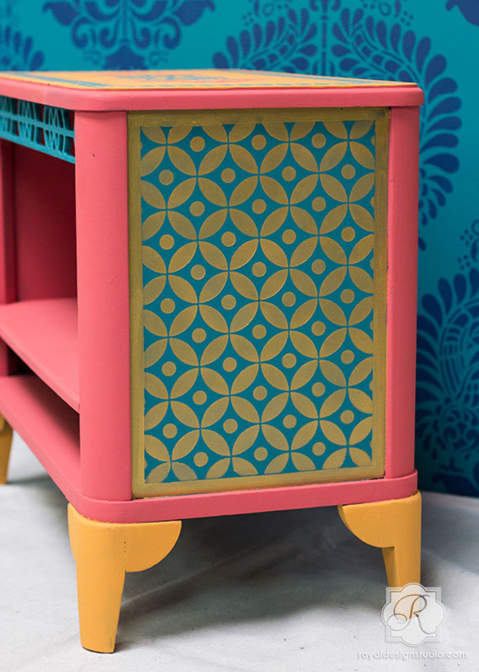 Geometric Circle Shapes Wall Stencil or Furniture Stencil for | Etsy