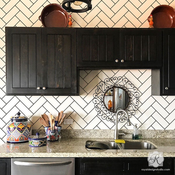 Subway Tile Wallpaper - Etsy
