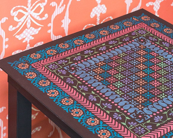 Colorful Indian Border Stencils Set Painted Furniture and - Etsy