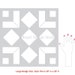 Alonzo Tile Stencil – Bohemian Geometric Floor & Wall Design - Etsy