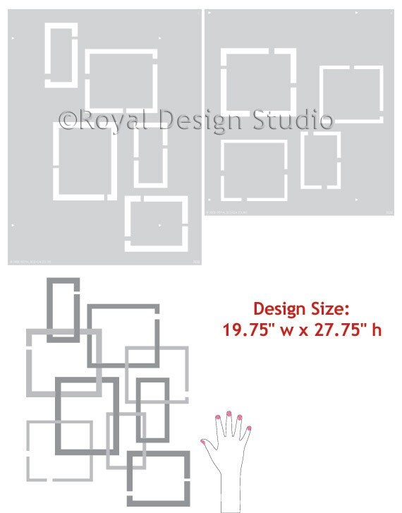 Square Stencils Template