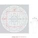 Mandala Medallion Stencil for Painting a Large Circle Shape on Wall Art ...