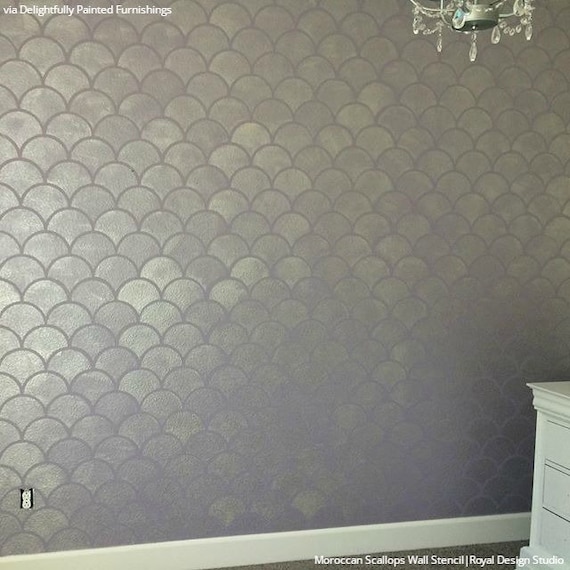 Old School Scallop Paint Patterns