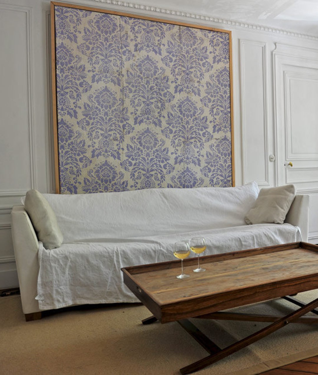 Large Damask Wallpaper Wall Stencils - Custom Wall Art Classic European ...